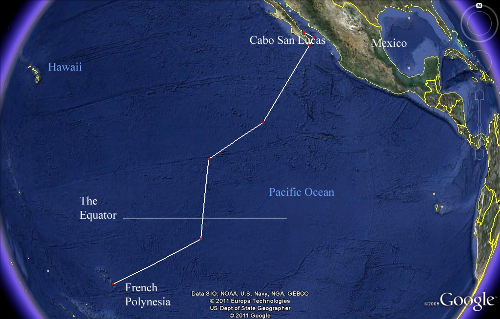 Sailing The Pacific Ocean